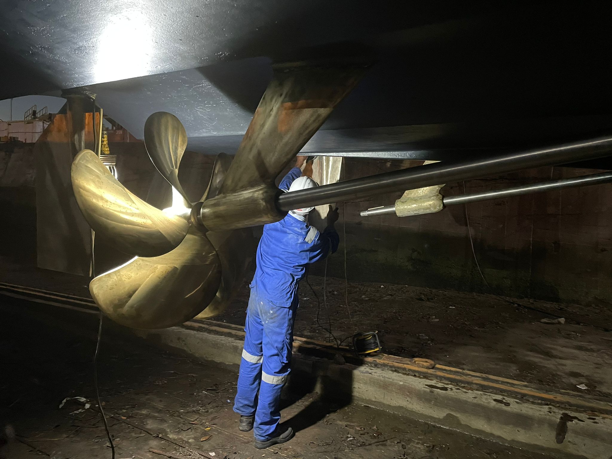 Smaller craft repairs in our yard